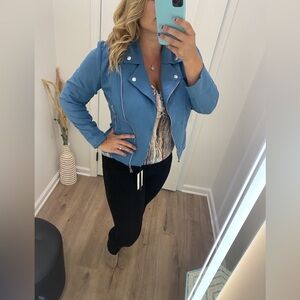 Source Unknown | Jackets & Coats | Nwt Teal Biker Jacket Blazer | Poshmark
